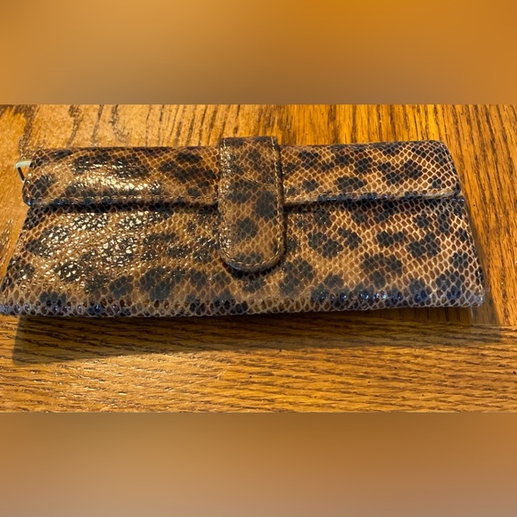HOBO | Bags | Vintage Hobo Wallet Animal Print Envelope Style | Poshmark